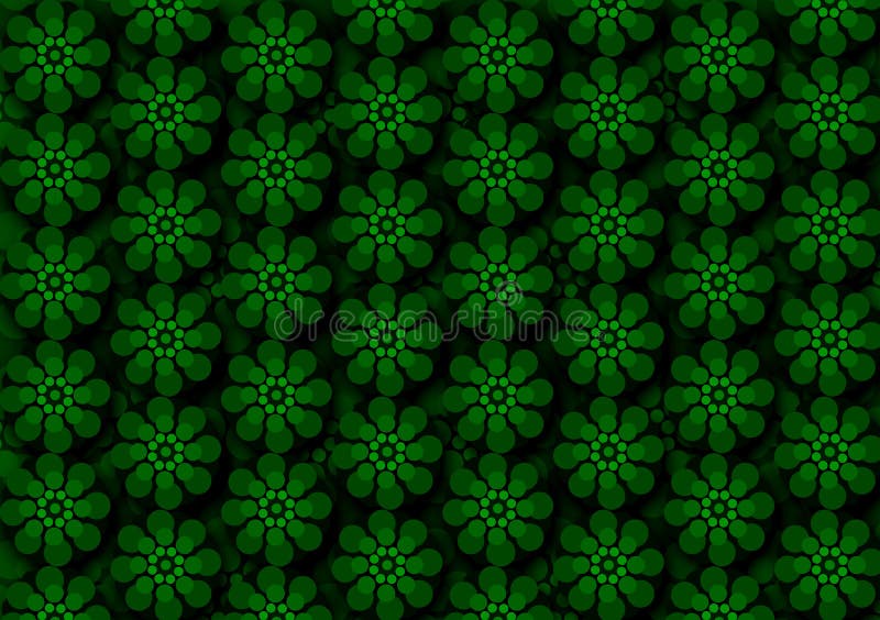 Flower Pattern Background Design for Design Layouts Stock Illustration ...