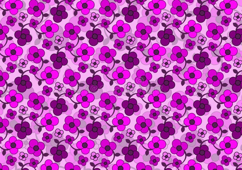 Flower Pattern Background Wallpaper for Design Layout Stock ...
