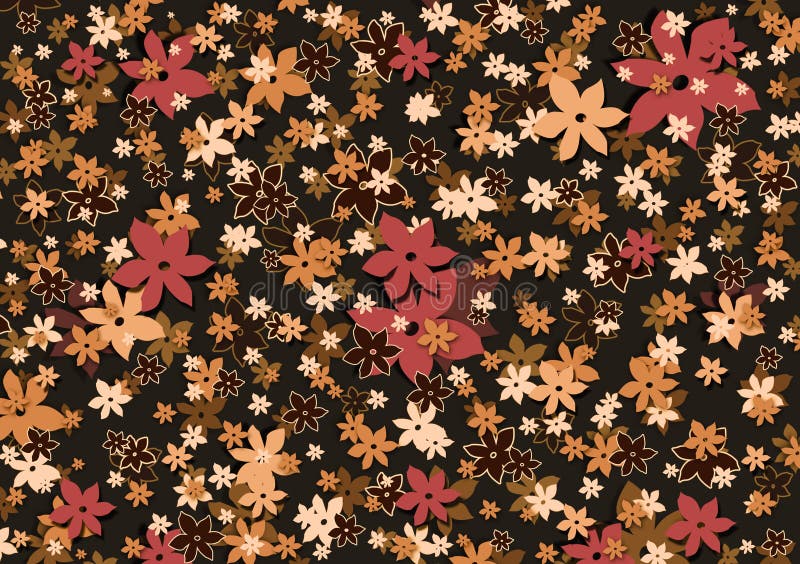 Flower Pattern Background Wallpaper for Design Layout Stock ...