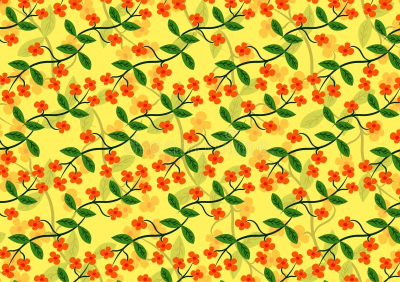 Flower Pattern Background Wallpaper for Design Layout Stock ...