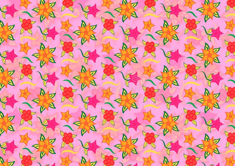 Flower Pattern Background Wallpaper for Design Layouts Stock ...