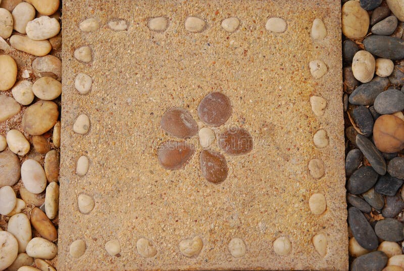 Flower pattern on brick stock photo. Image of blue, tree - 30557118