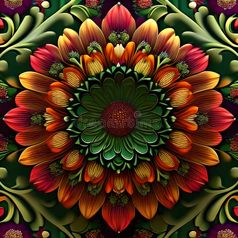 Flower pattern designs stock illustration. Illustration of flower ...