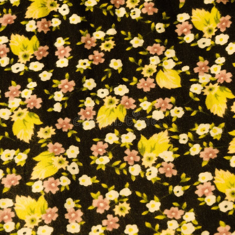 Flower Pattern on the Fabric Stock Image - Image of beauty, cloth: 53643823