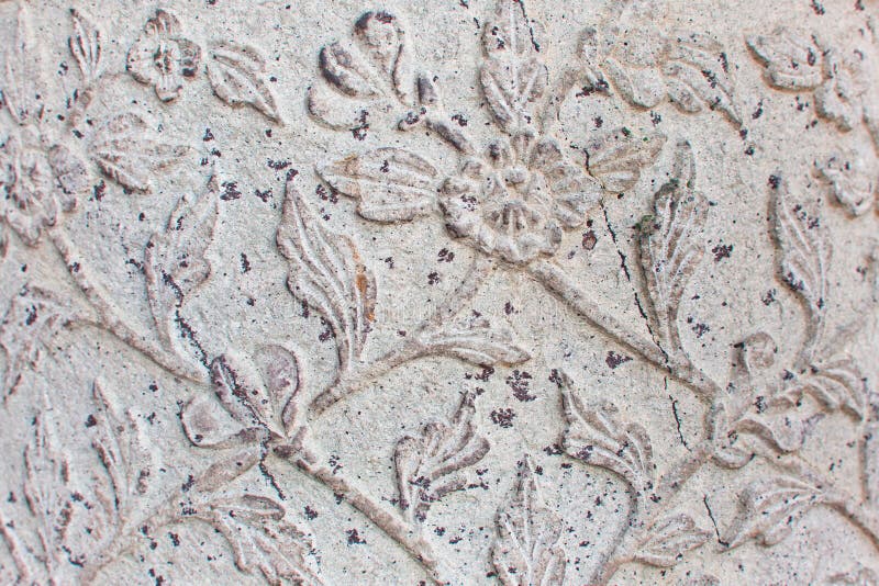 Ancient Fragmented Traditional Nabataean Ceiling Fresco Paintings in ...