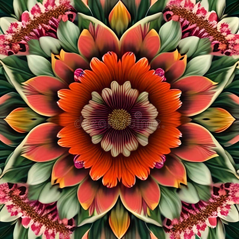 Flower patterns stock illustration. Illustration of pink - 272264217