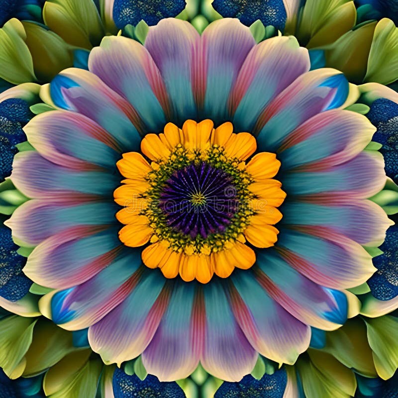 Flower patterns stock illustration. Illustration of daisy - 272264722