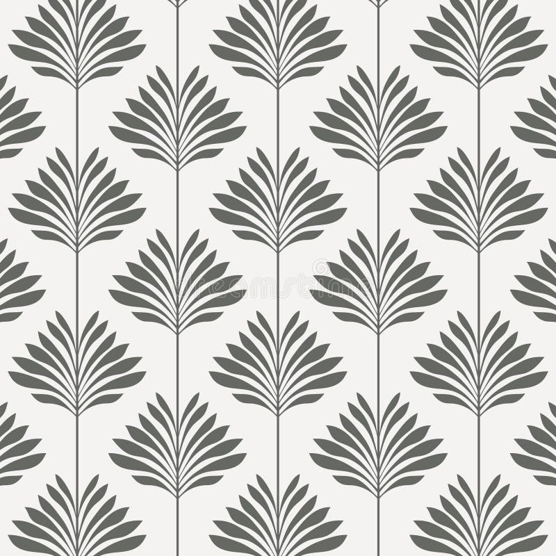 Flower Petal or Leaves Geometric Pattern Vector Background. Repeating ...