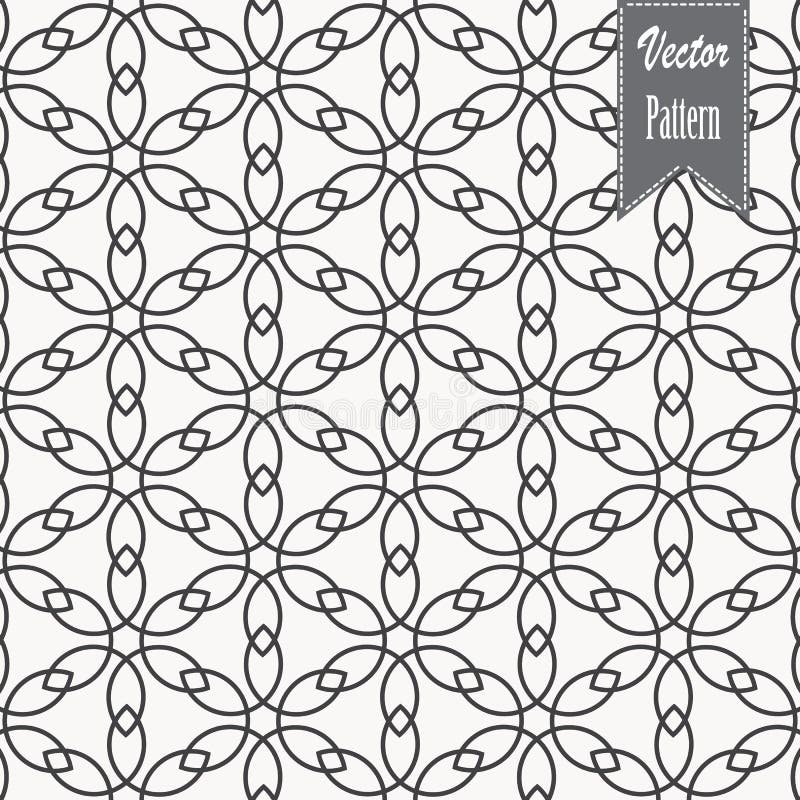 Flower Petal or Leaves Geometric Pattern Vector Background. Repeating ...