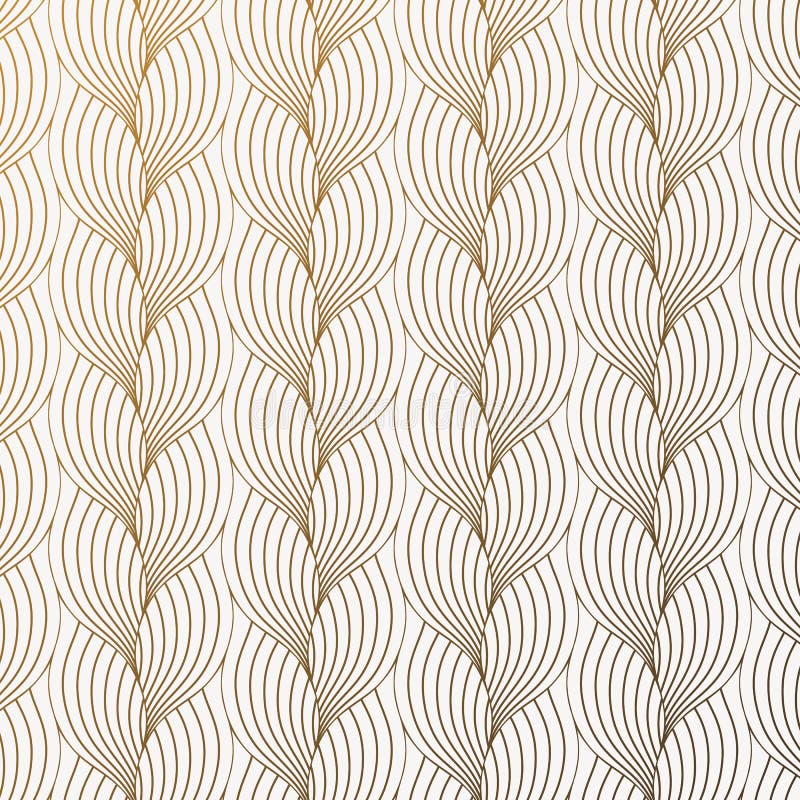 Flower Petal or Leaves Geometric Pattern Vector Background. Repeating ...