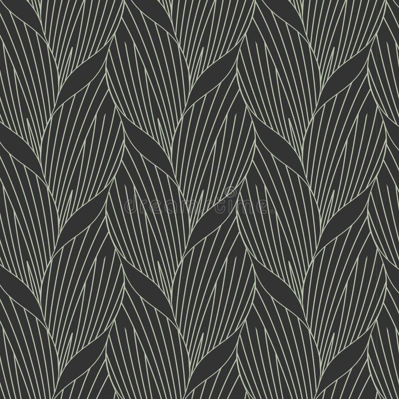 Flower Petal or Leaves Geometric Pattern Vector Background. Repeating ...