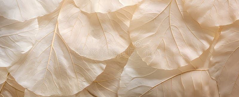 Flower Petals, Beige Transparent Leaves Stock Photo - Image of pale ...