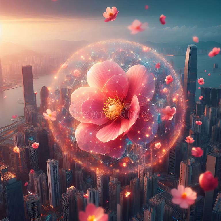 Flower Petals Code Spreads Like Flower Petals in the Breeze Stock ...