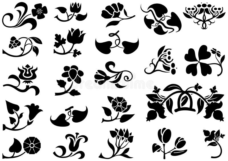 Flower Pictogram stock vector. Illustration of elegance - 51973613