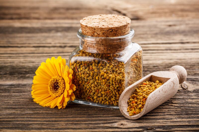 Flower pollen stock image. Image of rustic, health, orange - 28940215
