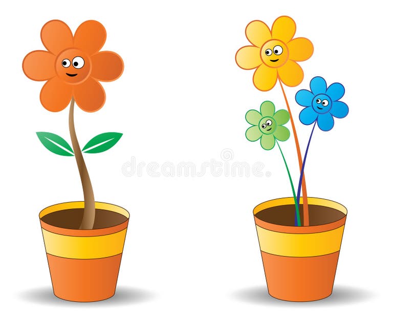 Cartoon Flower Pot Stock Illustrations – 50,299 Cartoon Flower Pot ...