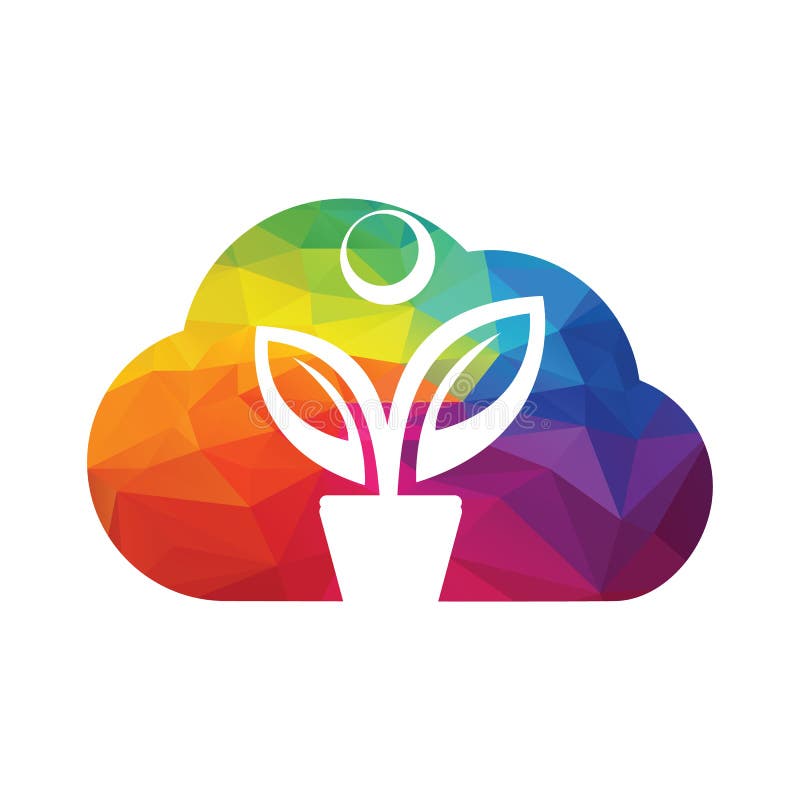 Human Growth Vector Logo. stock vector. Illustration of colorful ...