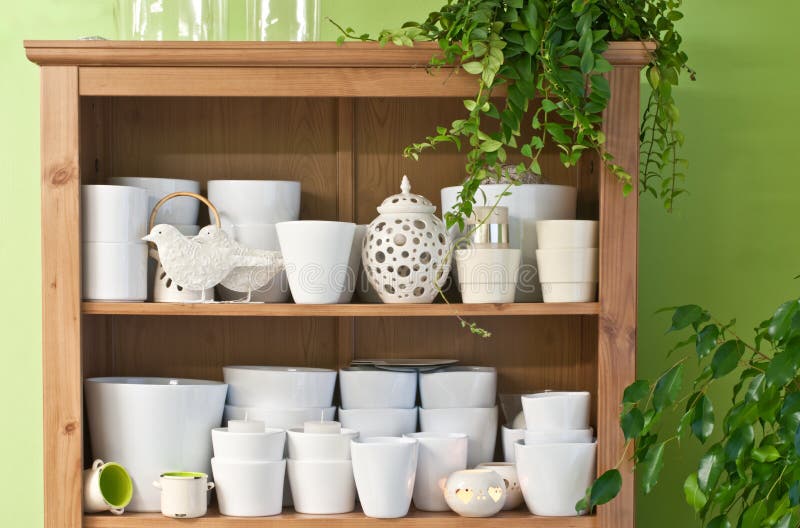 Flower pots stock image. Image of crockery, porcelain - 33523739