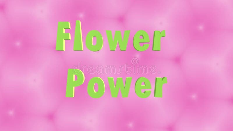 Flower Power Sixties Hippy Style Pink Psychedelic Background Stock ...