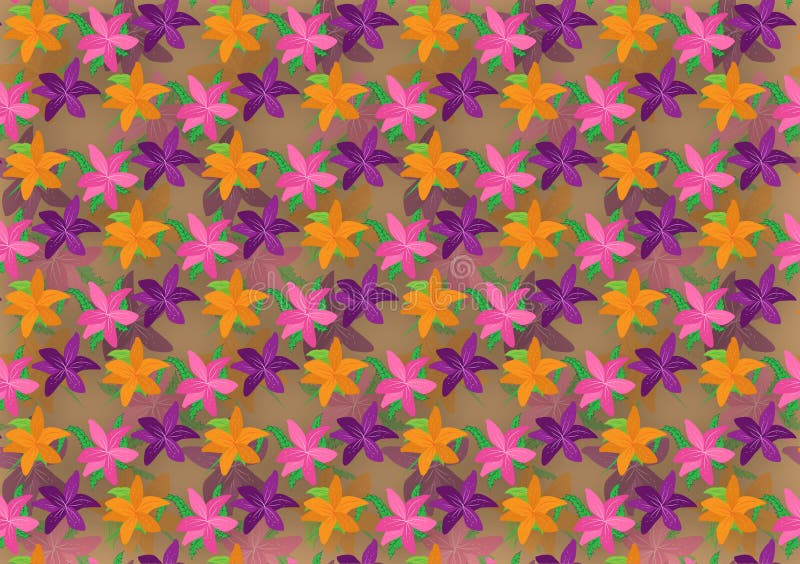 Flower Pattern Background Wallpaper for Design Layout Stock ...