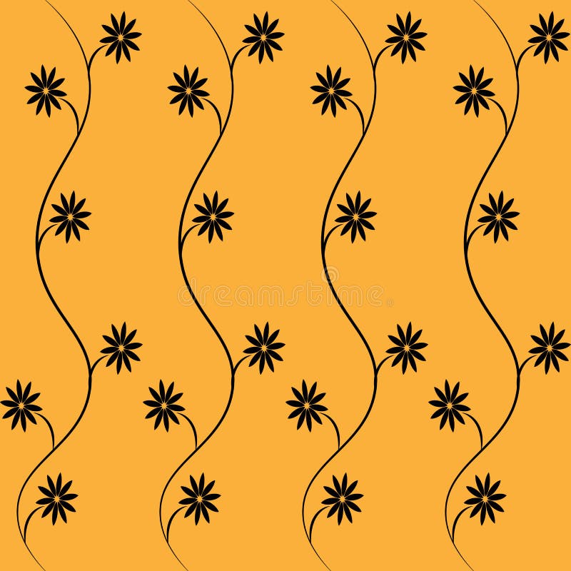 Flower Repeating Pattern. Geometric Simple Print. Vector Repeating ...