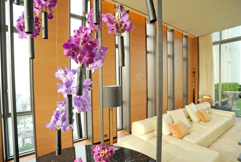 Flower and room stock image. Image of living, beautiful - 96437579