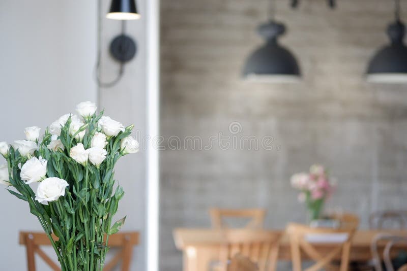 Flower in Room on the Windowsill Beautiful Flowers Modern Interior Room ...