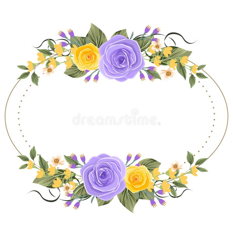 Flower Rose Vector with Ellipse for Background, Texture, Wrapper ...
