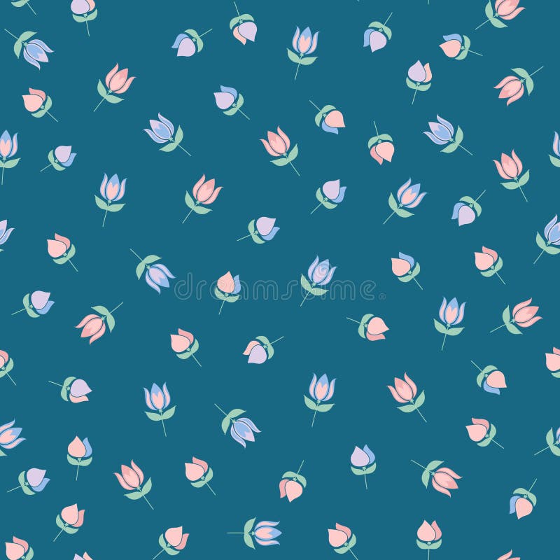 Flower rustic pattern. stock vector. Illustration of floral - 114234379