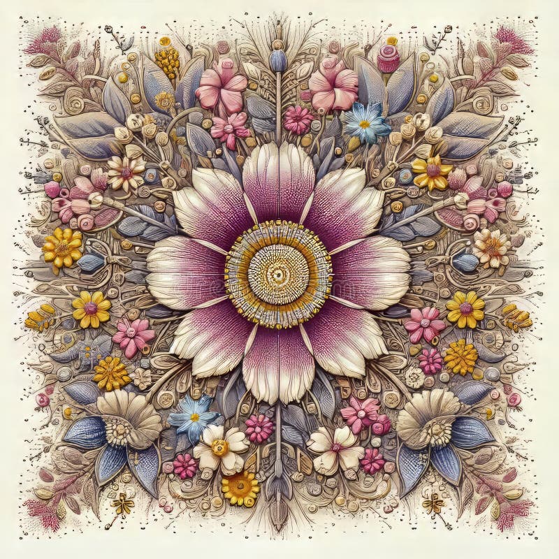 Flower S Petals in ASCII Art ASCII Stock Illustration - Illustration of ...