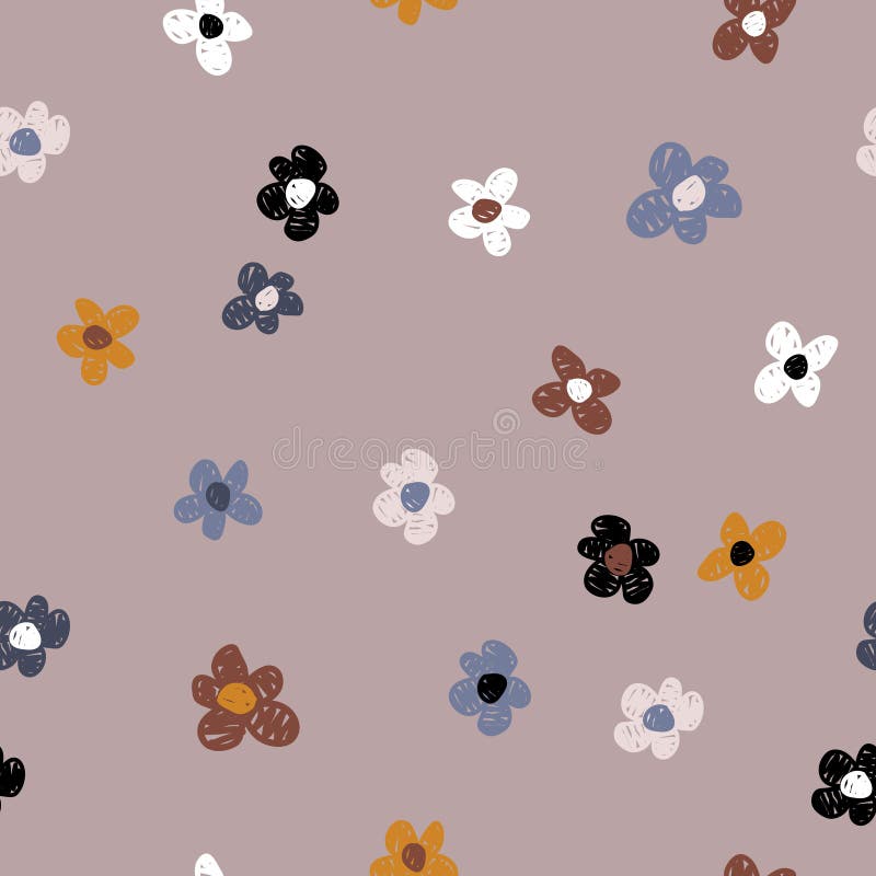 Flower Seamless Pattern. Creative Texture for Fabric, Textile Stock ...
