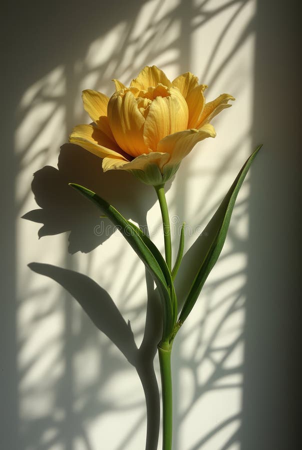 A Flower of Shadows â€“ a Bloom that Casts Intricate Shadows, Each One ...