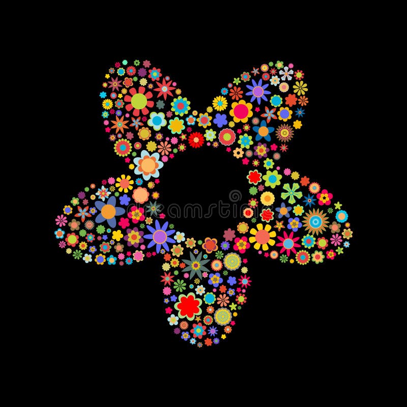Flower shape stock vector. Illustration of environmental - 7513794
