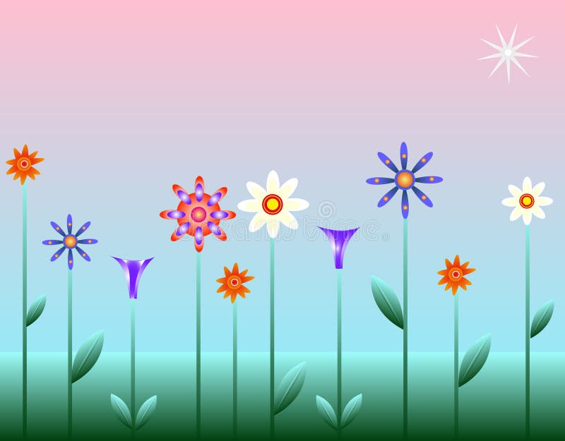 Flowers stock vector. Illustration of foliage, spring - 3070250