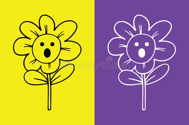 Smiley Sad Flower Stock Illustrations – 939 Smiley Sad Flower Stock ...
