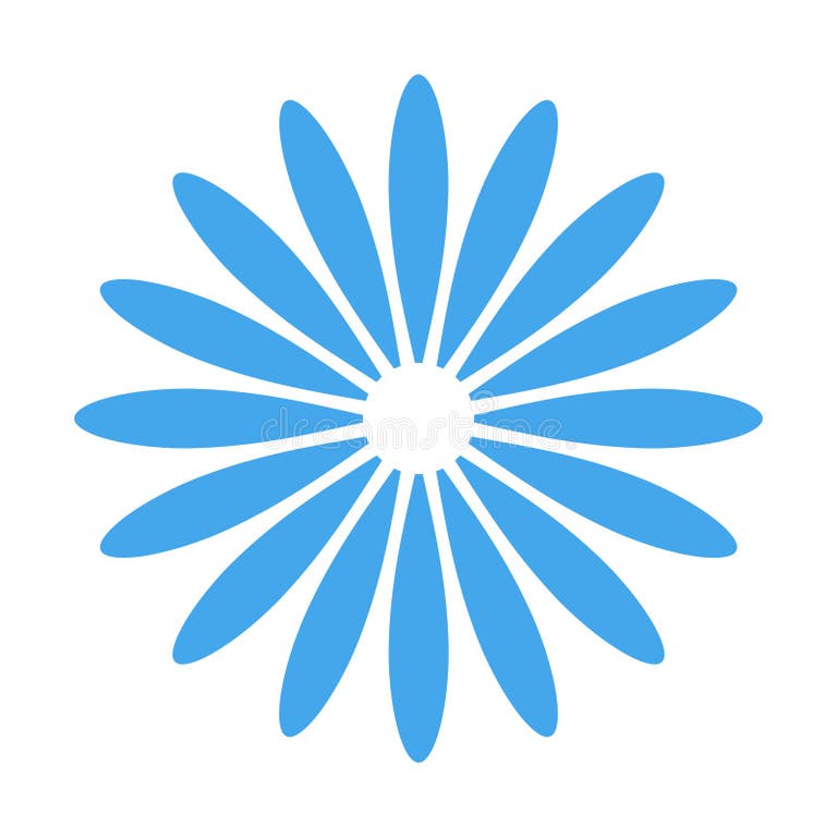 Flower symbol icon stock vector. Illustration of spring - 303962934