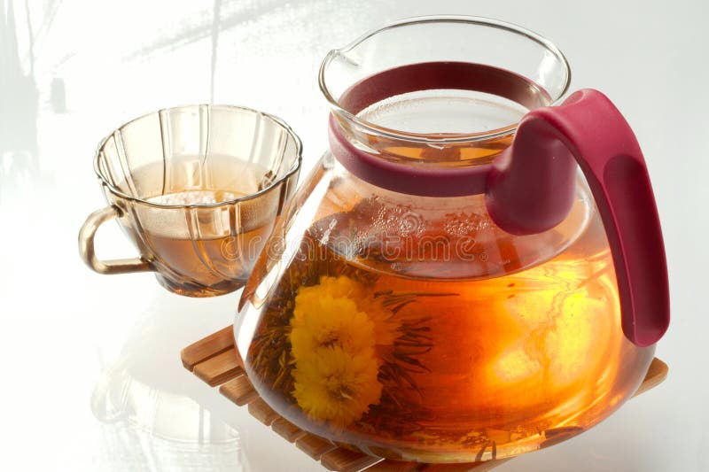 Flower tea stock photo. Image of blossom, lifestyle, healthy - 7987152