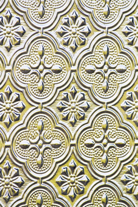 Flower Texture in a Glass Window Stock Photo - Image of abstract, shiny ...