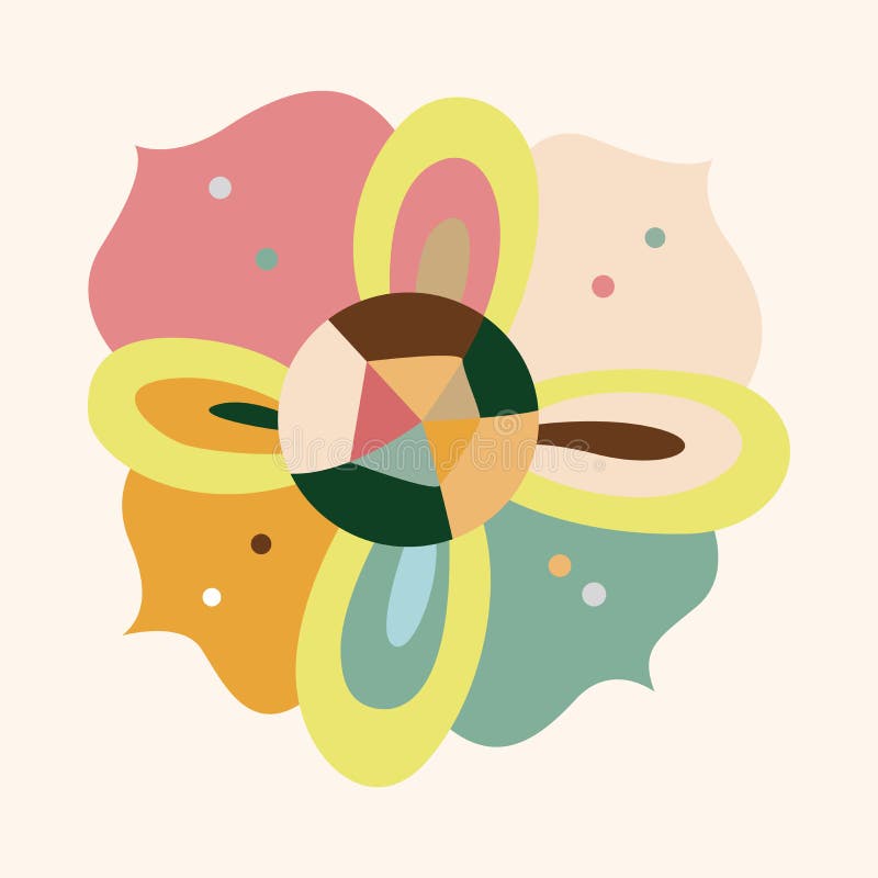 Flower Theme Elements Vector,eps Stock Vector - Illustration of plant ...