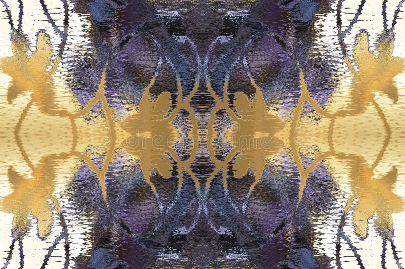 Flower Thread Embroidery Inspired Pattern Stock Illustration ...