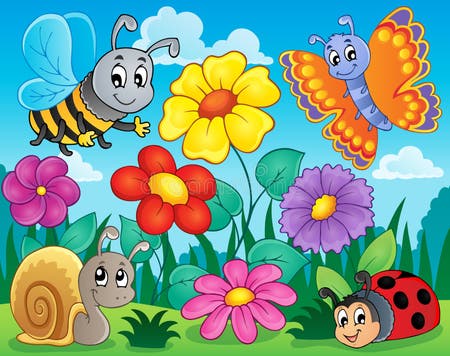 Flower topic image 5 stock vector. Illustration of design - 50743036