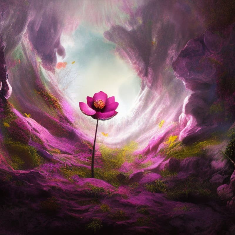 Silhouette Flower Cave Stock Illustrations – 63 Silhouette Flower Cave ...