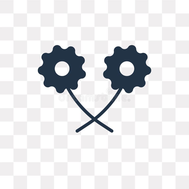 Flower Vector Icon Isolated on Transparent Background, Flower T Stock ...