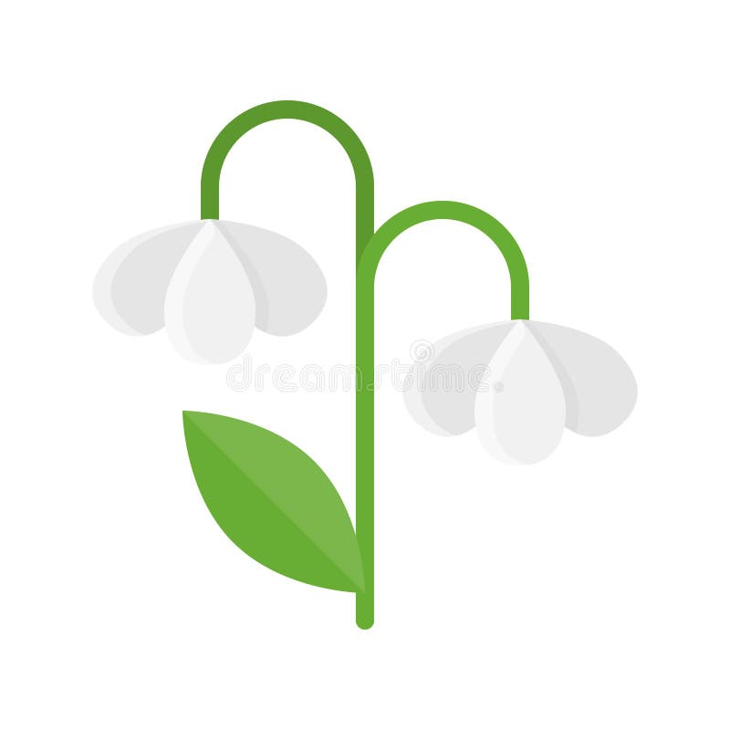 Flower Vector, Isolated Spring Season Flat Icon Stock Vector ...