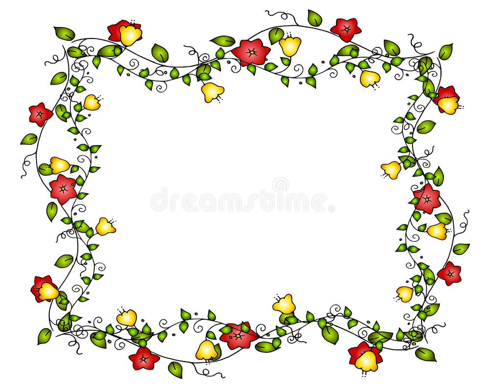 Vine Border Frame Stock Illustrations – 12,123 Vine Border Frame Stock ...