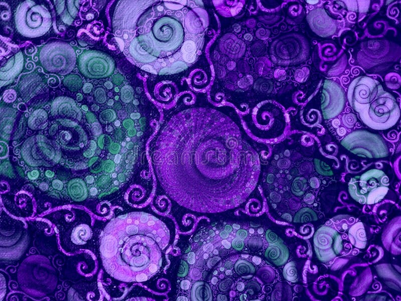 Flower Vines Shells Texture Stock Image - Image of color, design: 2638271