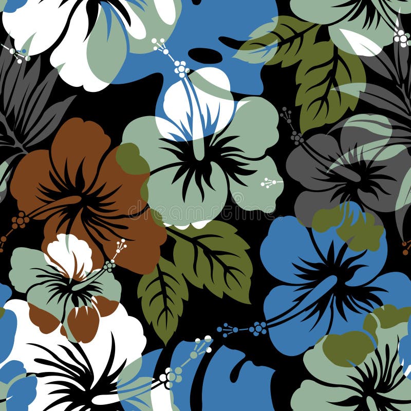 Flower wallpaper seamless stock vector. Illustration of creative - 51656967