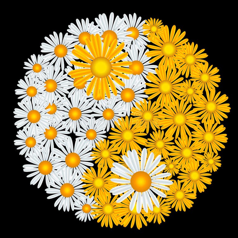 Yin Yang Flower Design Stock Illustrations – 4,201 Yin Yang Flower ...