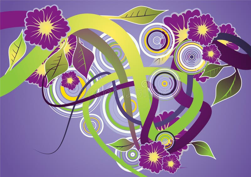 Flowered Background Picture. Image: 5675089