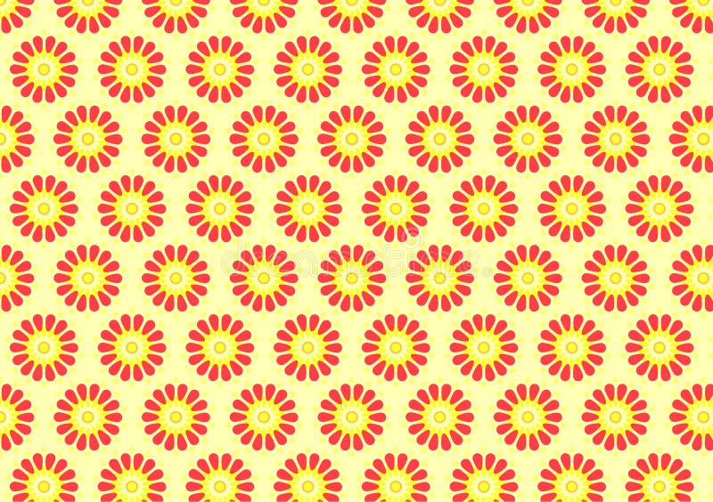 Flowered Pattern Background Wallpaper for Design Layout Stock ...